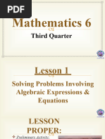Gr.8 Math Project Term 3 2024 | PDF | Equations | Multiplication