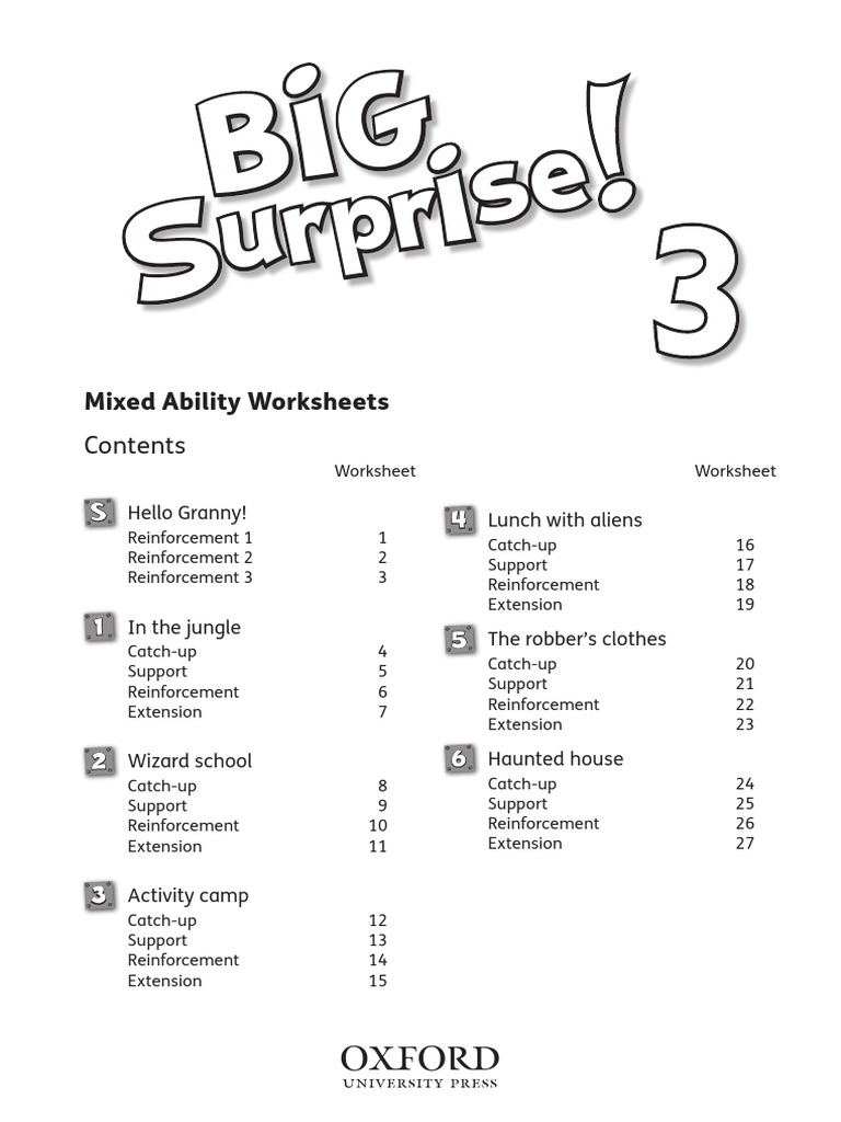 Big Surprise 3 Tercer Grado Escuela 17 de Agosto | PDF | Sweater | Clothing