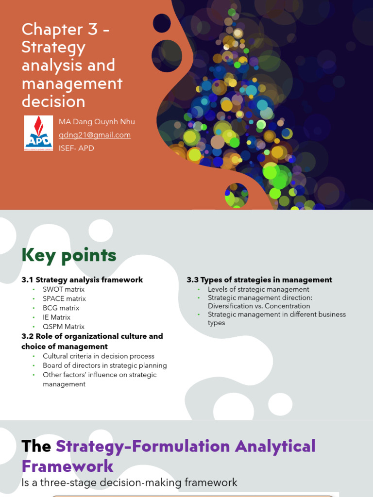 Strategy Analysis & Decision Guide | PDF | Strategic Management | Swot Analysis