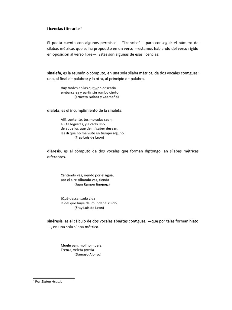 Licencias Literarias | PDF