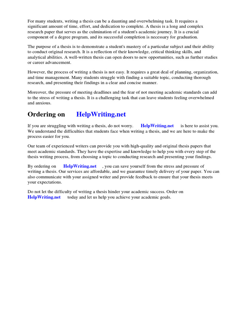 Term Paper Purpose Statement | PDF | Master Of Business Administration ...