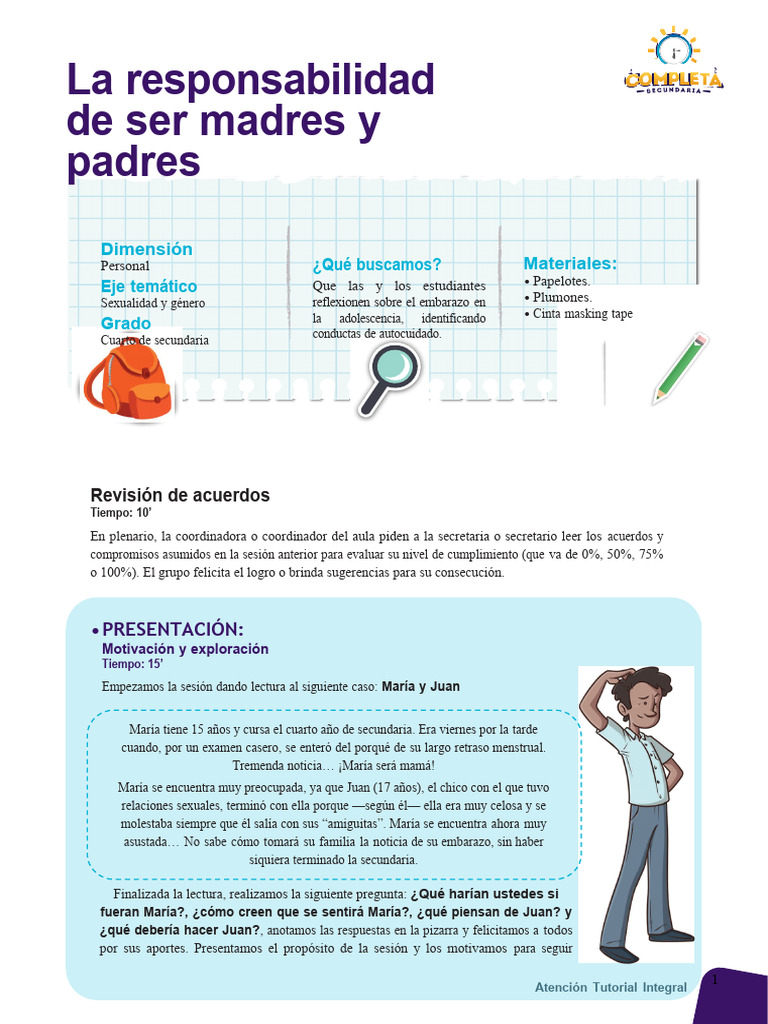 16.-La Responsabilidad de Ser Madres y Padres-Dimensión Personal | PDF ...