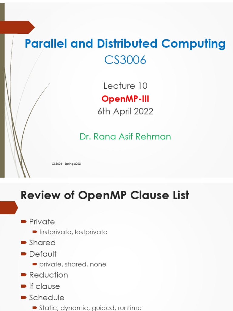Open MP3 | PDF | Pointer (Computer Programming) | Concurrent Computing
