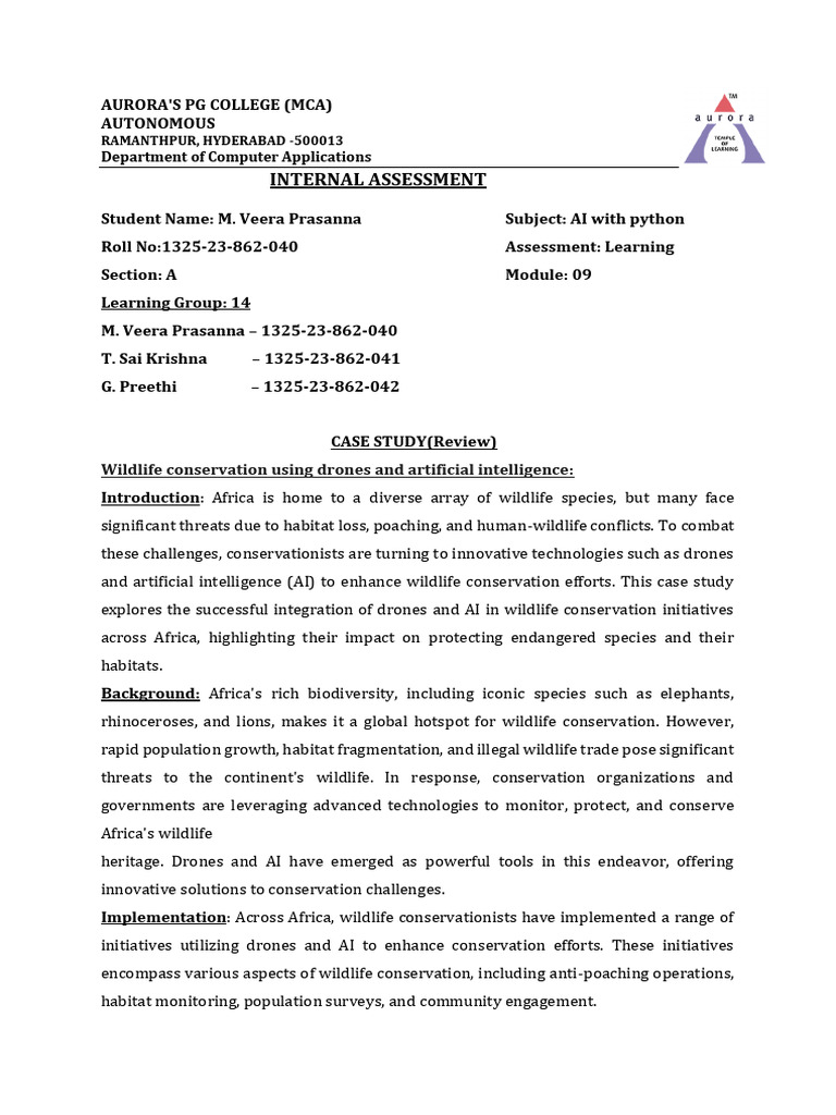 Case Study | Download Free PDF | Conservation Biology | Poaching Case Study | Download Free PDF | Conservation Biology | Poaching
