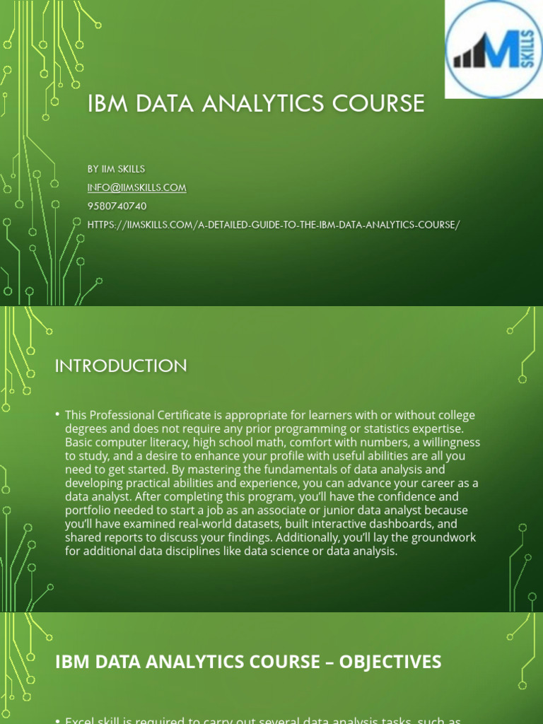 Ibm Data Analytics Course | PDF | Business