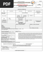 TDP Application Form | PDF