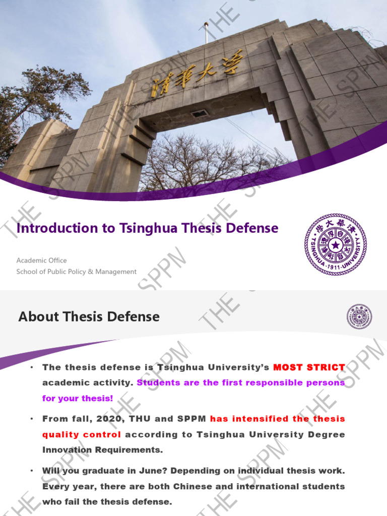 Thesis Defense Guidence of 2023 Spring | PDF | Thesis