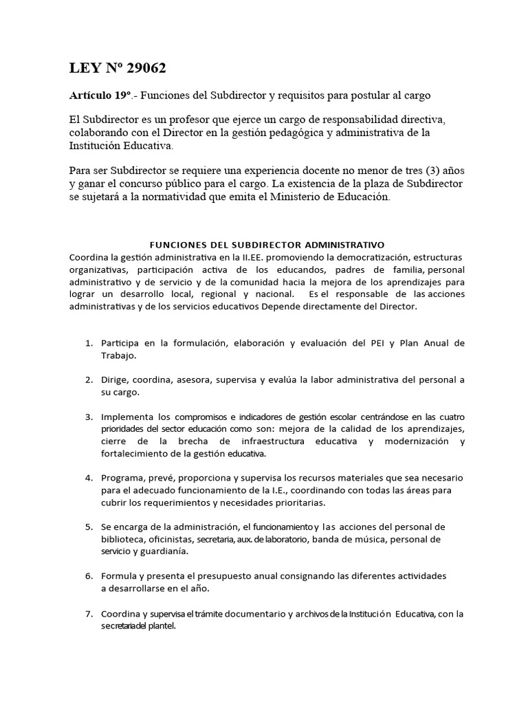 Rvve - Funciones de La Sdaa | PDF | Maestros Rvve - Funciones de La Sdaa | PDF | Maestros