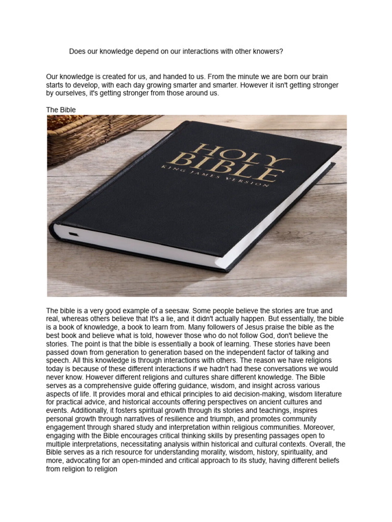 Gregory Lawson - TOK Exhibition | PDF | Knowledge | Narrative