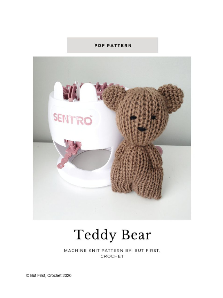 Teddy Bear | PDF | Crochet | Yarn