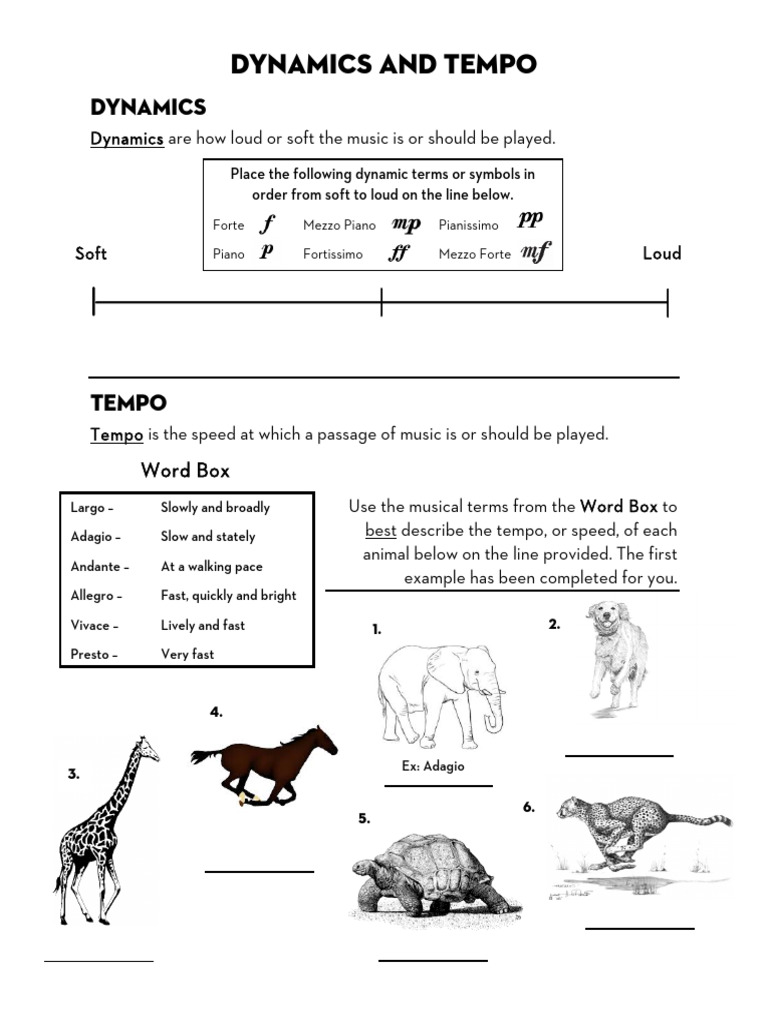 Understanding Music Dynamics and Tempo | PDF | Language Arts & Discipline