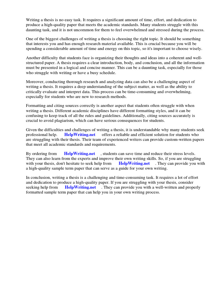 Sample Term Paper Writing Guide | PDF | Citation | Thesis