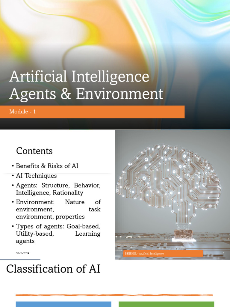 Ai Mod 1 | PDF | Artificial Intelligence | Intelligence (AI) & Semantics
