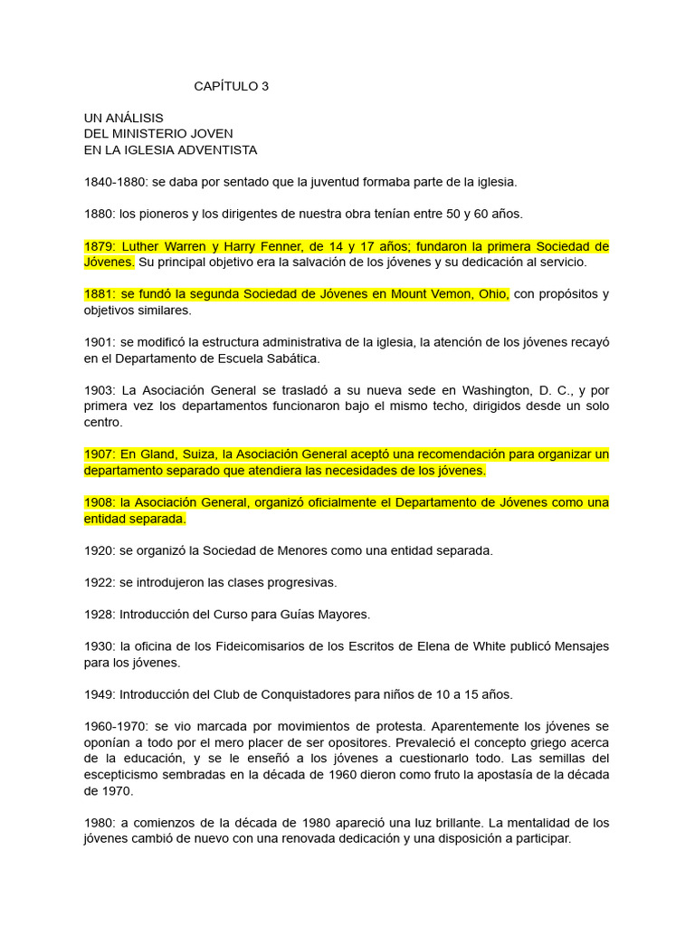 Capitulo 3 Salvación y Servicio Resumen | PDF