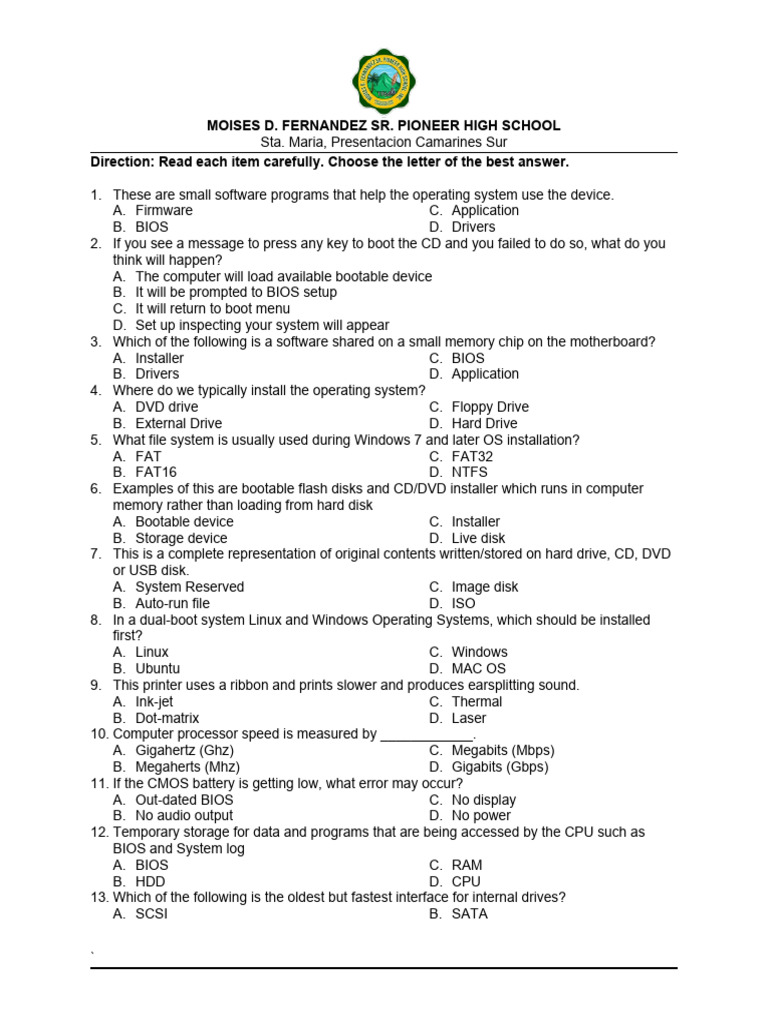 Computer Servicing System | Download Free PDF | Booting | Operating System