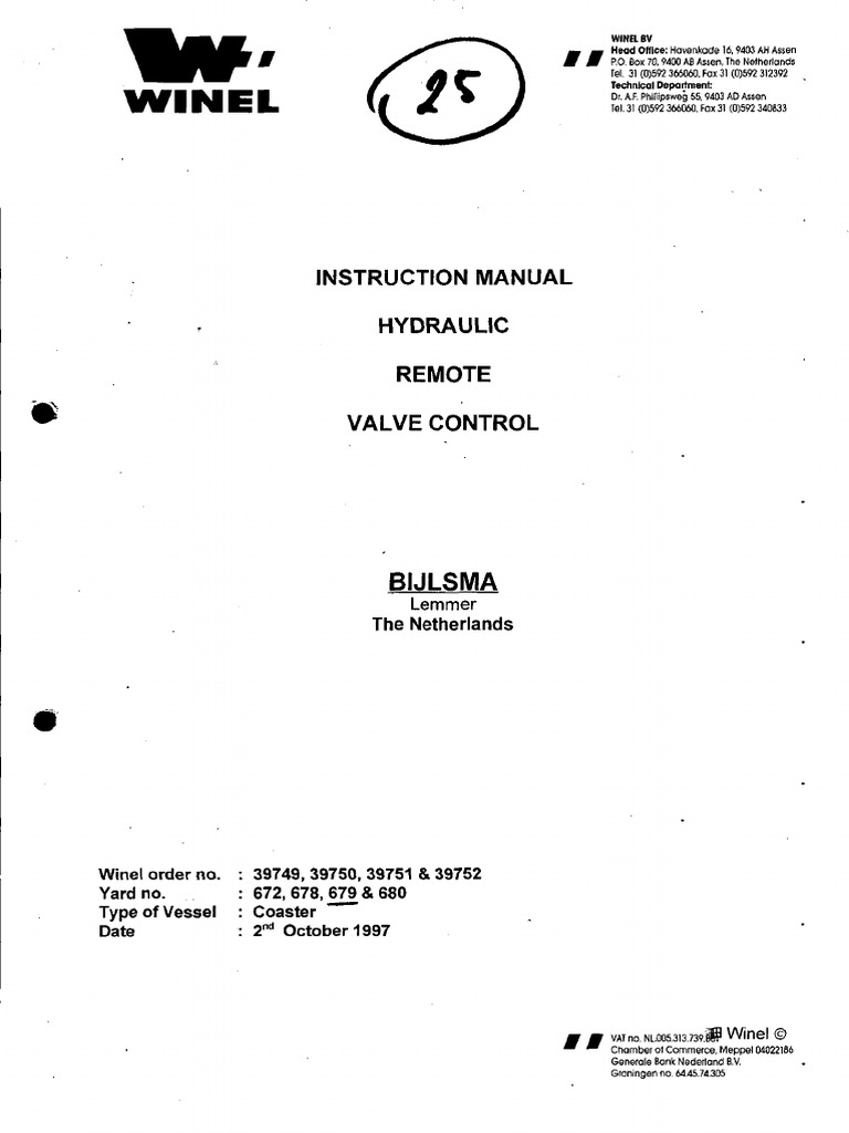 Hydraulic Remote Valve Control | PDF | Valve | Actuator