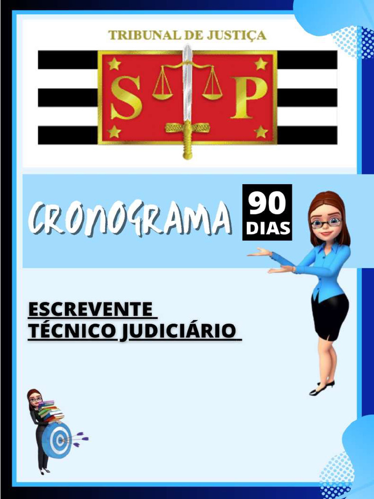 Cronograma de 90 Dias TJ-SP - Escrevente TJSP - @alvonotj | Download ... Cronograma de 90 Dias TJ-SP - Escrevente TJSP - @alvonotj | Download ...