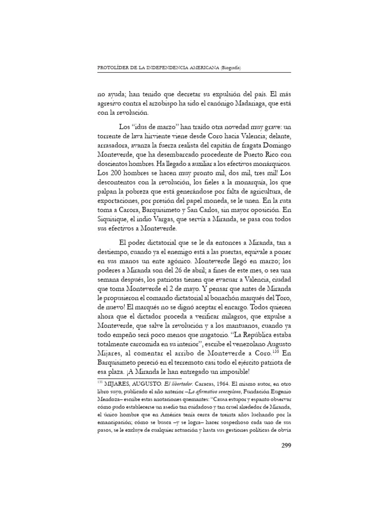 Francisco De Miranda 5 Pdf Venezuela