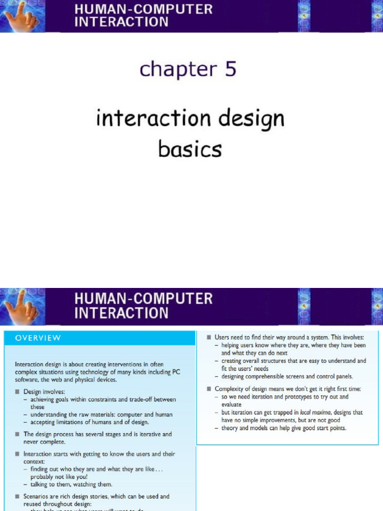 2 0 Interaction Design Basics Pdf Human Computer Interaction Usability