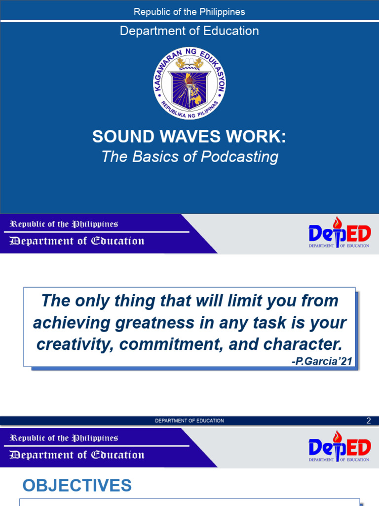 Session 2 - Slide Deck - Sound Waves Work - The Basics of Podcasting ...