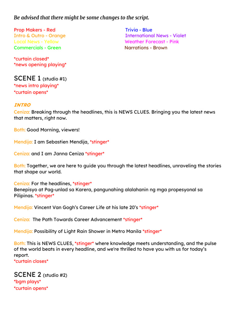 News Report (FLOW) | PDF
