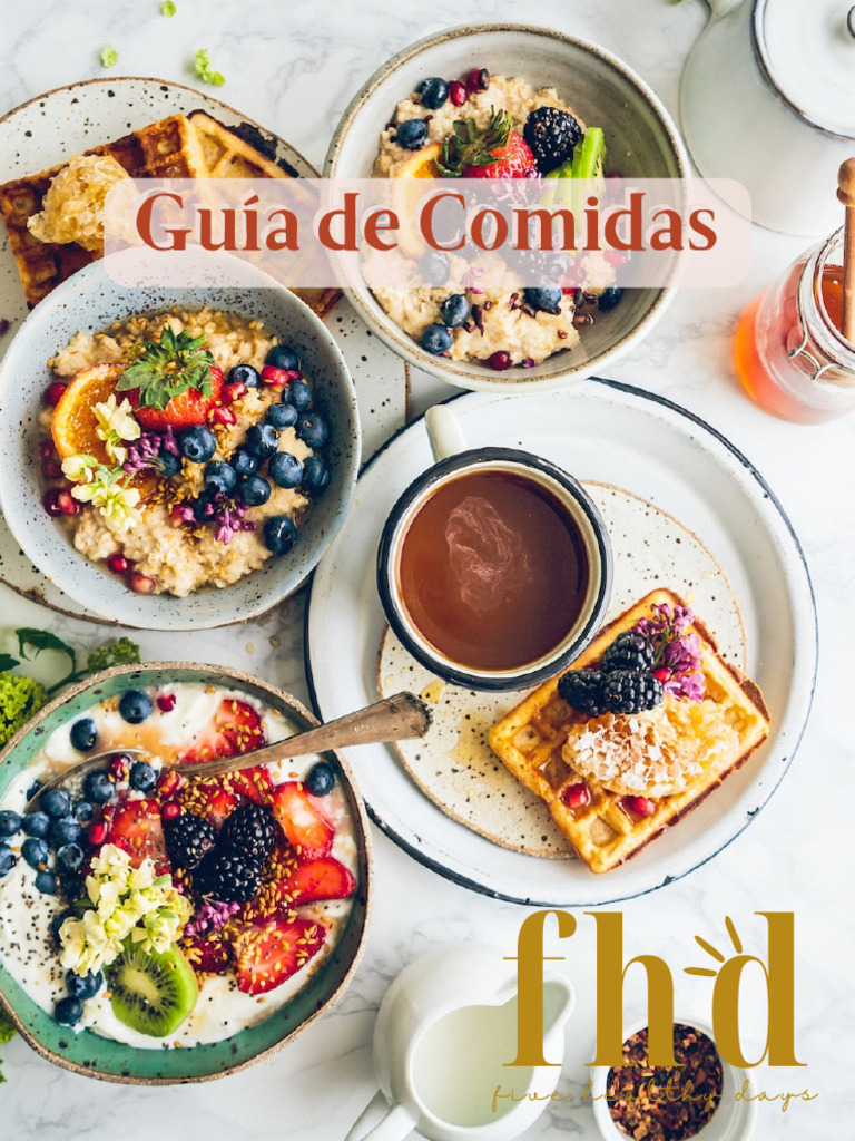 Guía de Comidas | PDF | Vegetales | Té