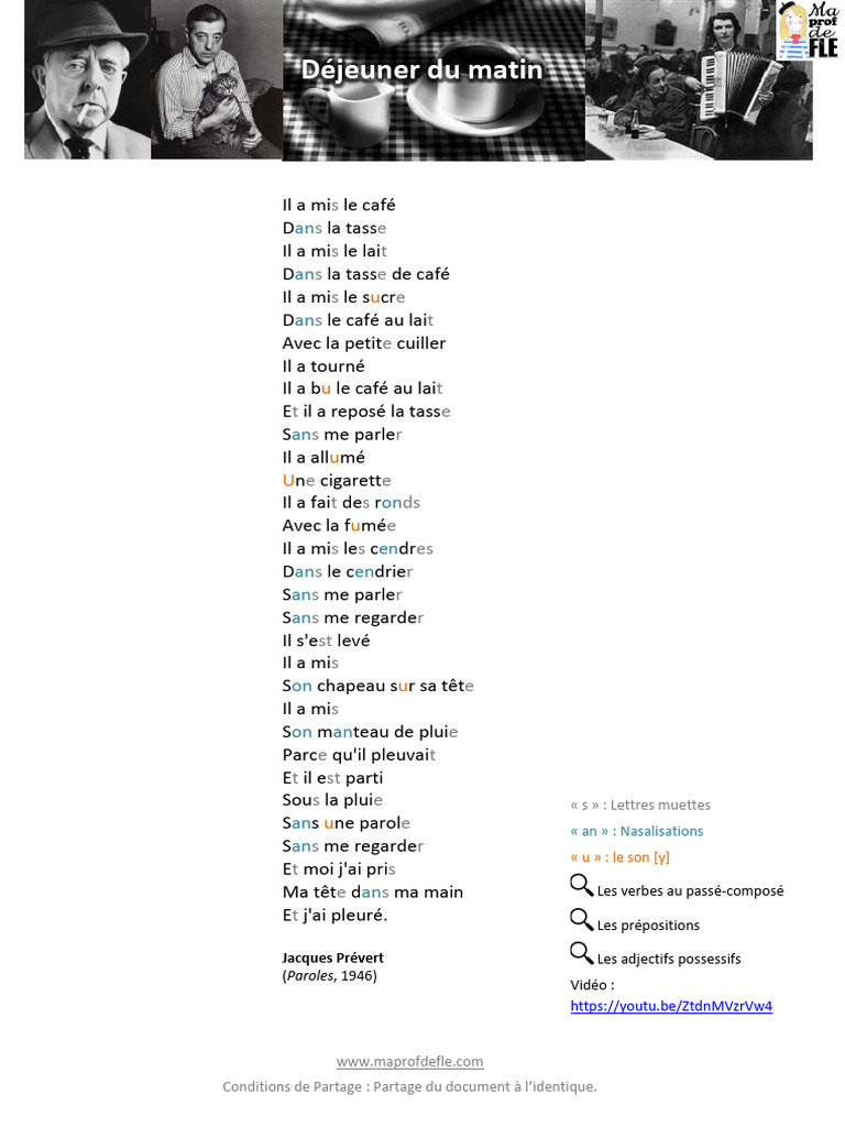 Déjeuner Du Matin | PDF