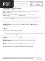 NITA-PTI 2 (Training Application Form) | PDF