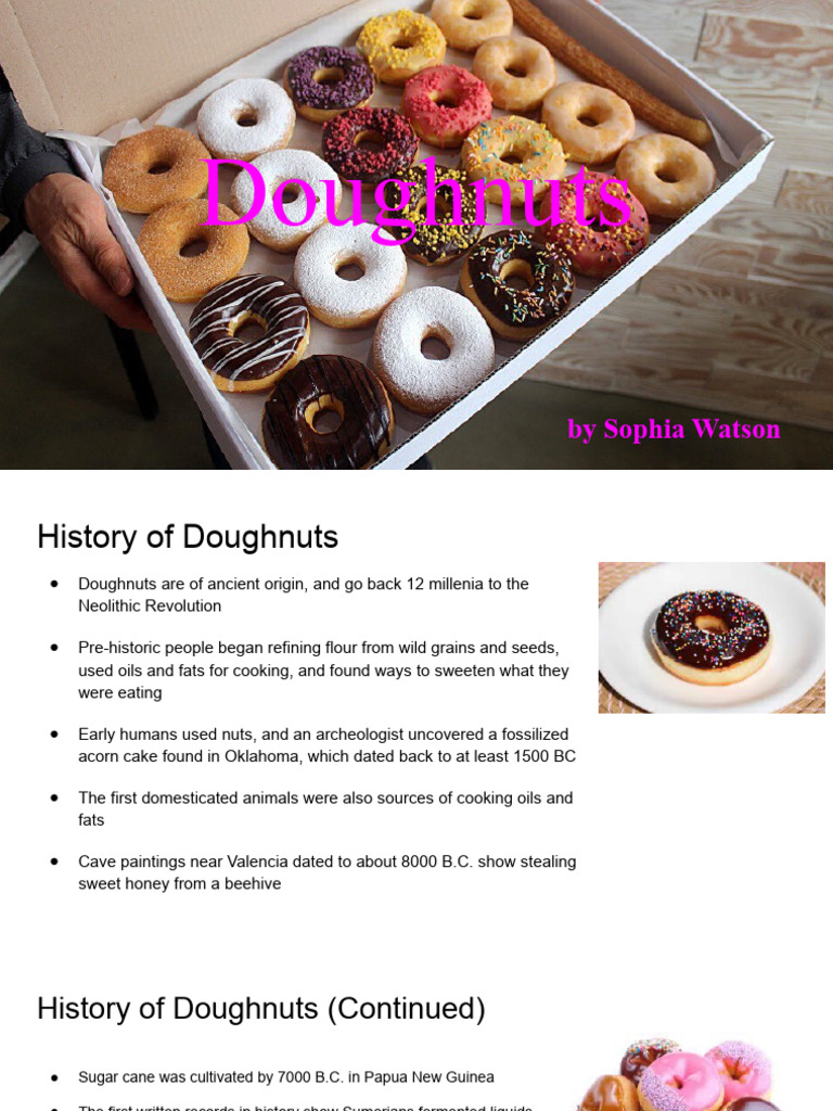 Doughnut History Presentation-2 | PDF | Doughnut | Foods