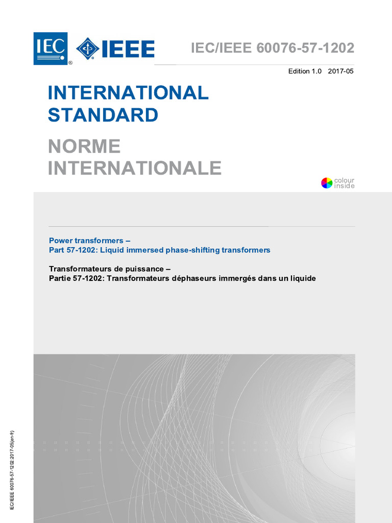 IEC IEEE 60076-57-1202-2017 - Tel. @electrical - Standards | PDF ...