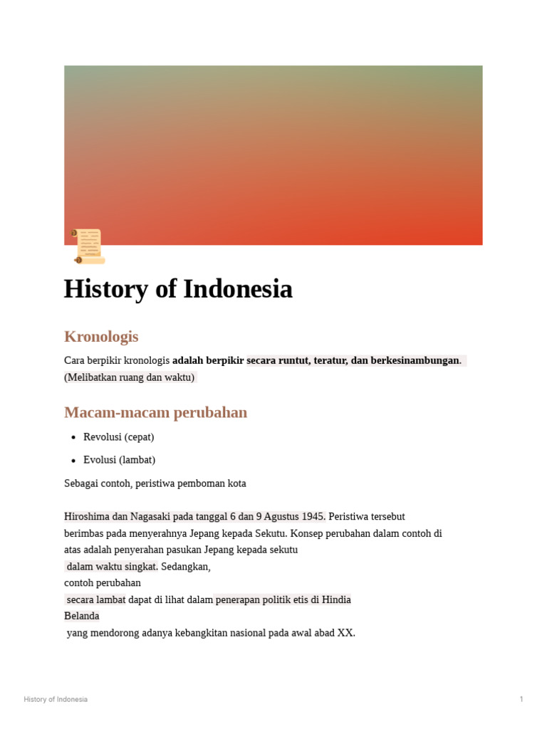 History of Indonesia | PDF | Ilmu Sosial | Perjalanan