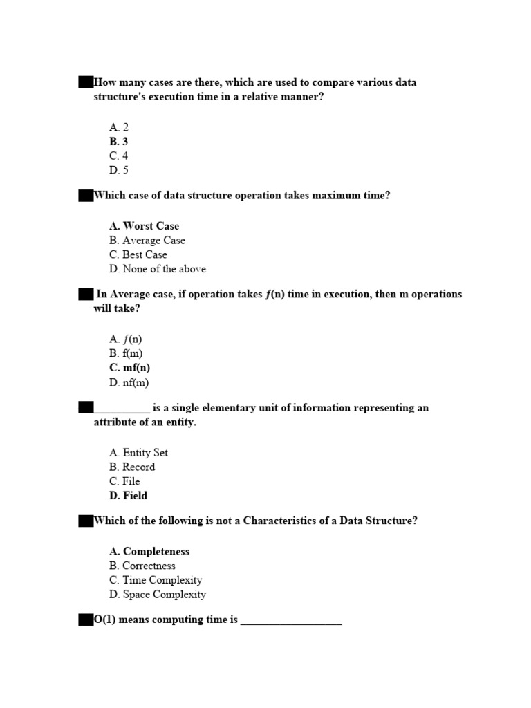 Data Sructure and Algrithm | PDF | Queue (Abstract Data Type) | Time Complexity
