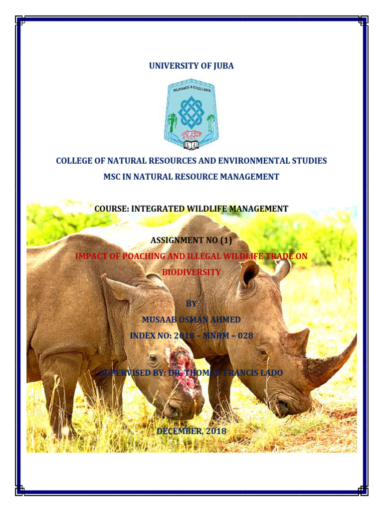 Poaching's Impact on Biodiversity | PDF | Illegal Drug Trade | Poaching