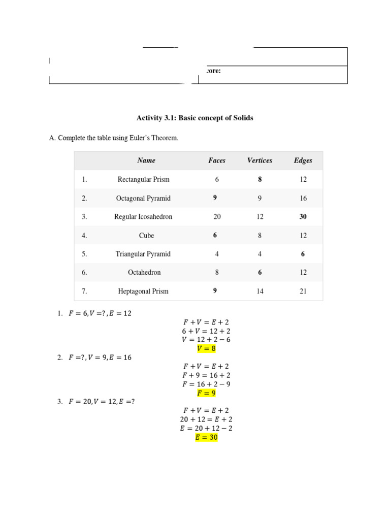 Basic Concept of Solid | PDF | Euclidean Geometry | Geometric Shapes