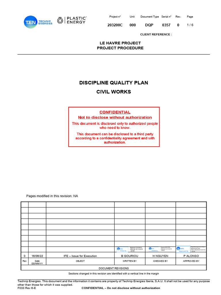 000 DQP 001 | PDF | Business | Engineering