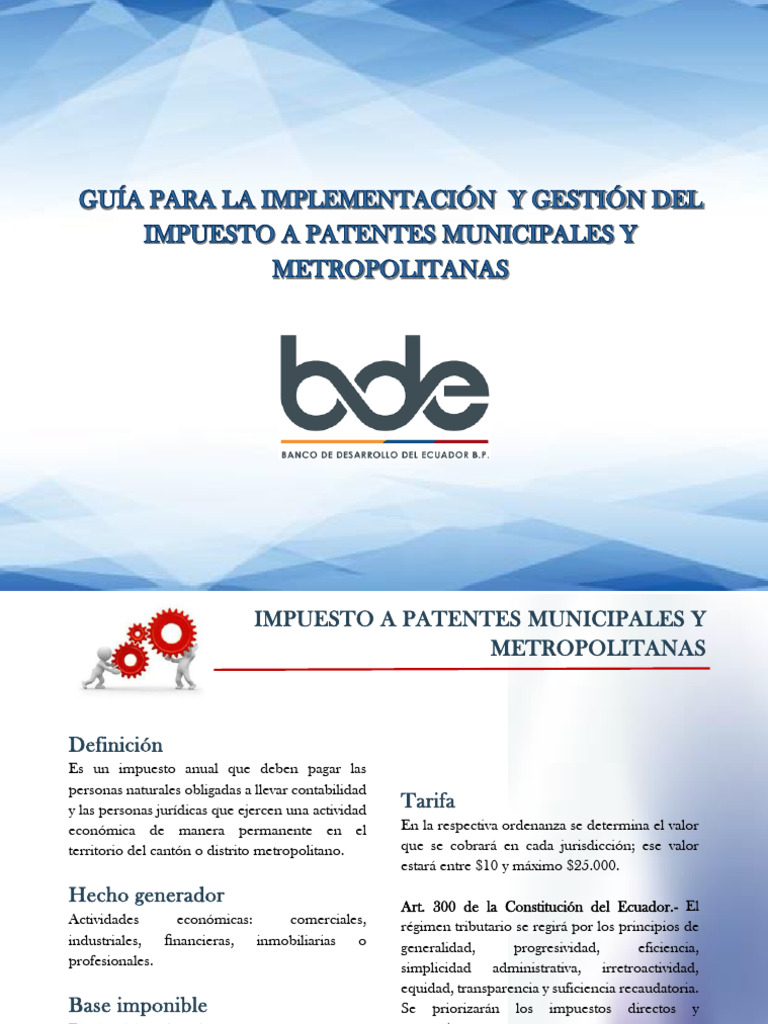 Guia Patentes | PDF | Impuestos | Patentar
