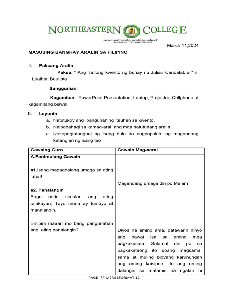 Tatlong Kwento NG Buhay Ni Julian LP | PDF Tatlong Kwento NG Buhay Ni Julian LP | PDF