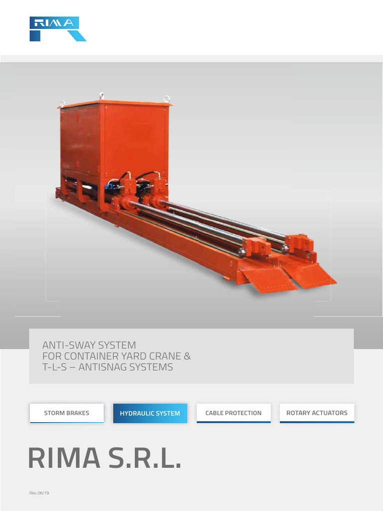 RIMA Datenblatt Anti Sway Systems Web | PDF | Mechanical Engineering