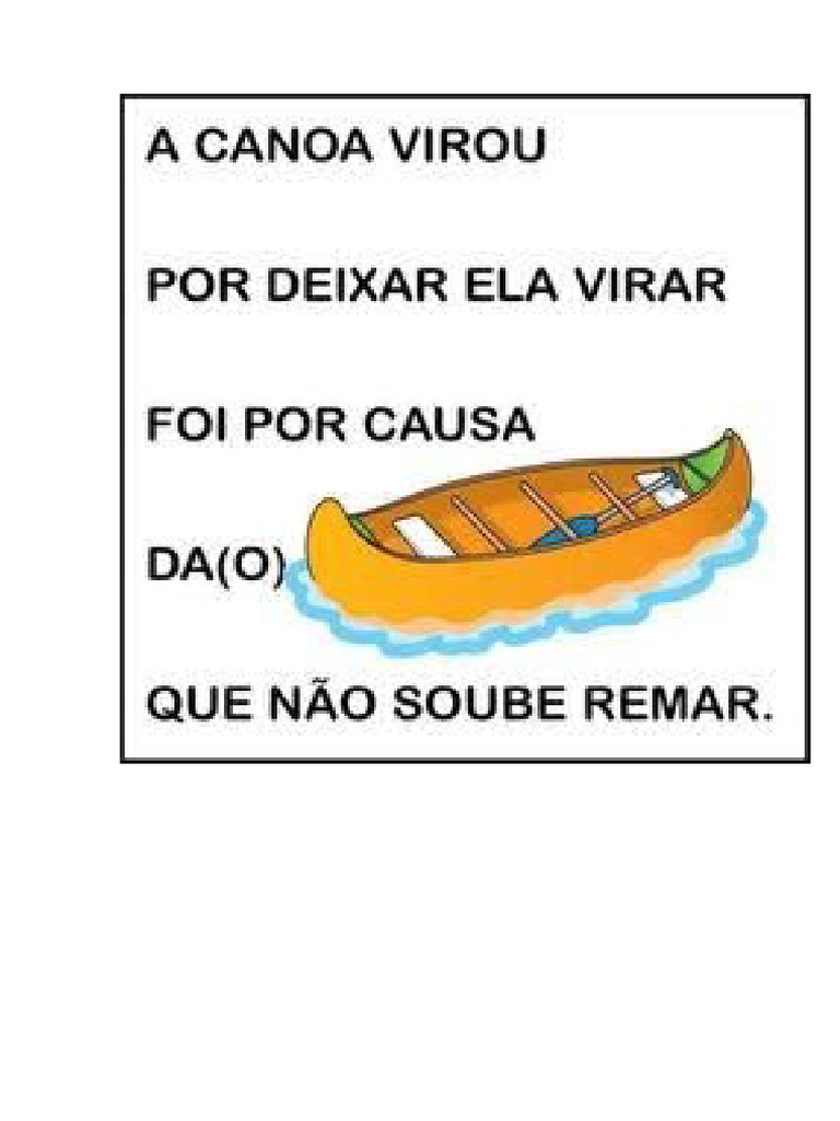 A Canoa Virou | PDF