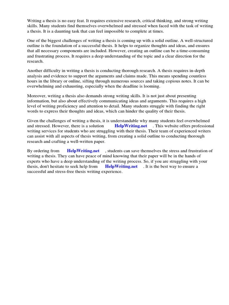 Sample College Term Paper Outline | PDF | Essays | Thought