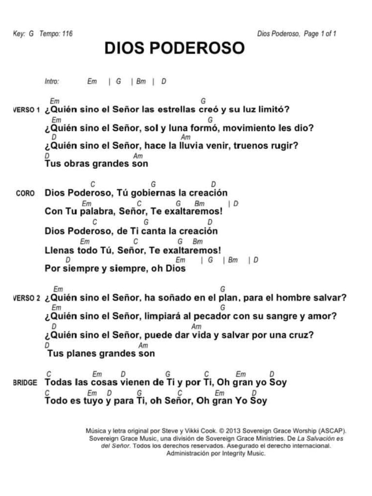Dios Poderoso | PDF