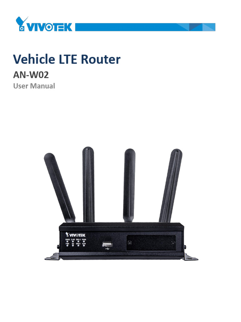 An W02 User Manual | PDF | Wi Fi | Computer Network
