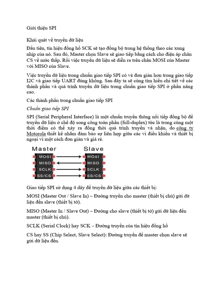 Giới thiệu SPI | PDF