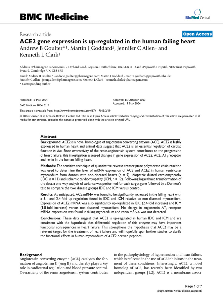 ACE 1 | PDF | Biotechnology | Genetics