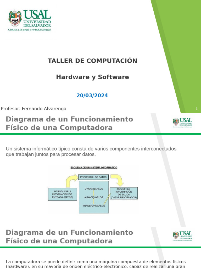 Teoria_Clase2 - Hardware y Software | PDF | Hardware de la computadora ...