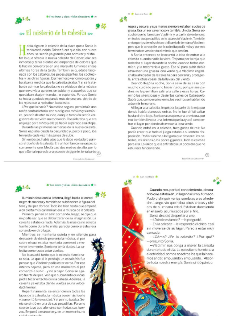 Cuento El Misterio de La Calesita | PDF