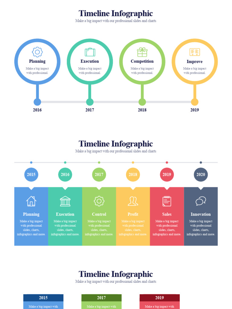 Timeline Infographics | PDF | Drawing | Semiotics