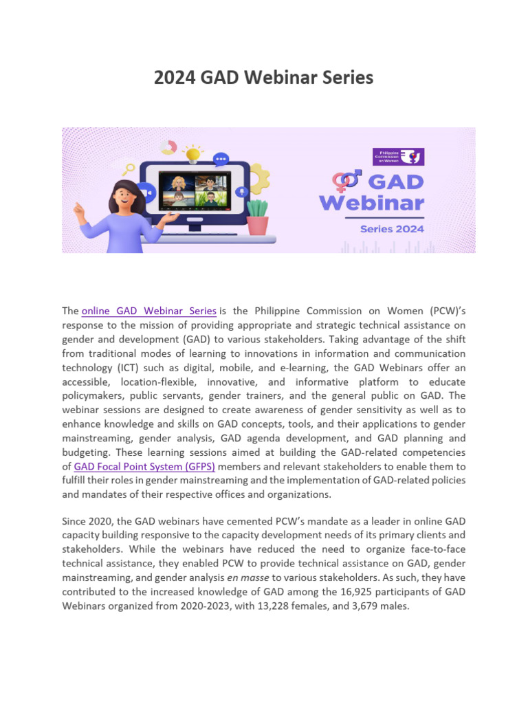Next Steps in GAD Planning Process | PDF | Gender | Gender Studies