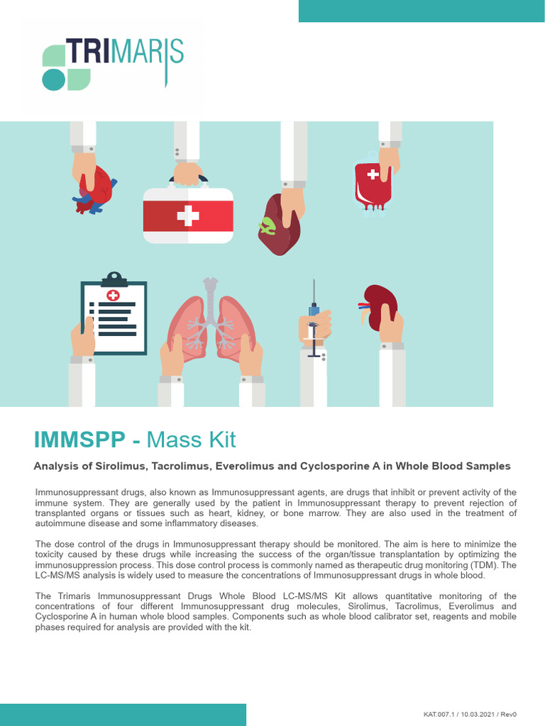 Immspp - Mass Kit | PDF | Liquid Chromatography–Mass Spectrometry ...