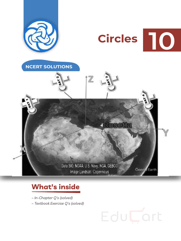 Class X Chapter 10 NCERT Solution | PDF | Circle | Perpendicular